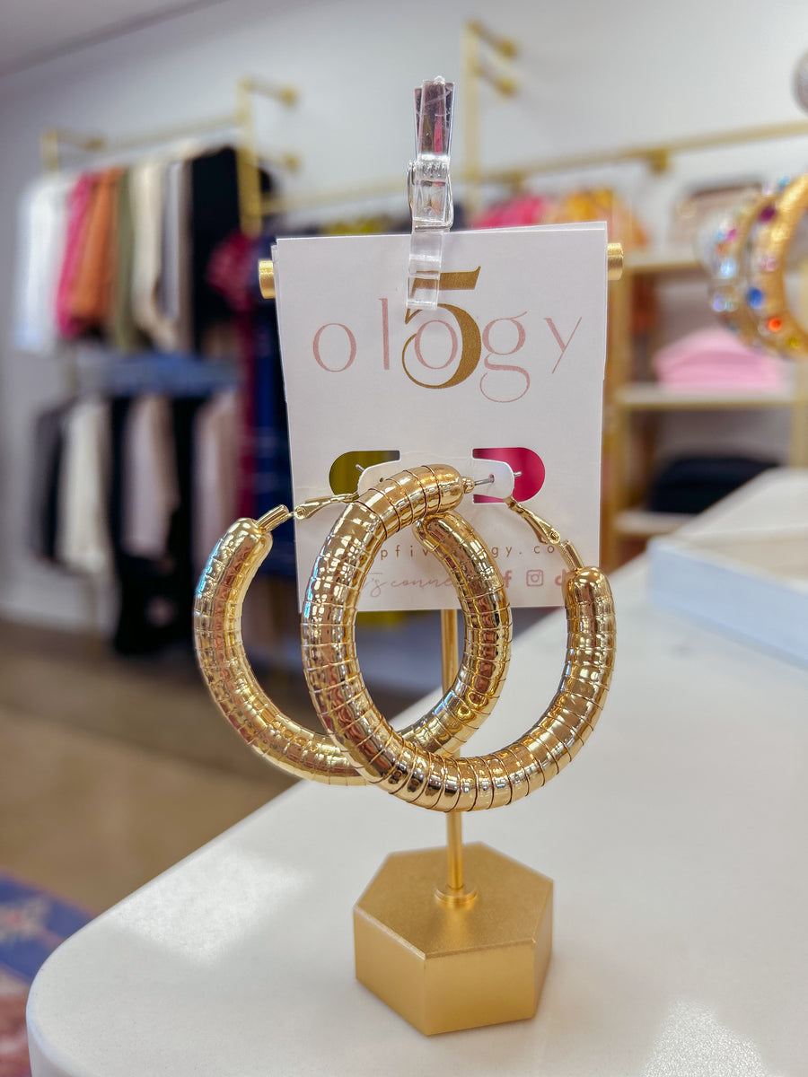 50mm Omega Chain Hoops – Shop Fiveology